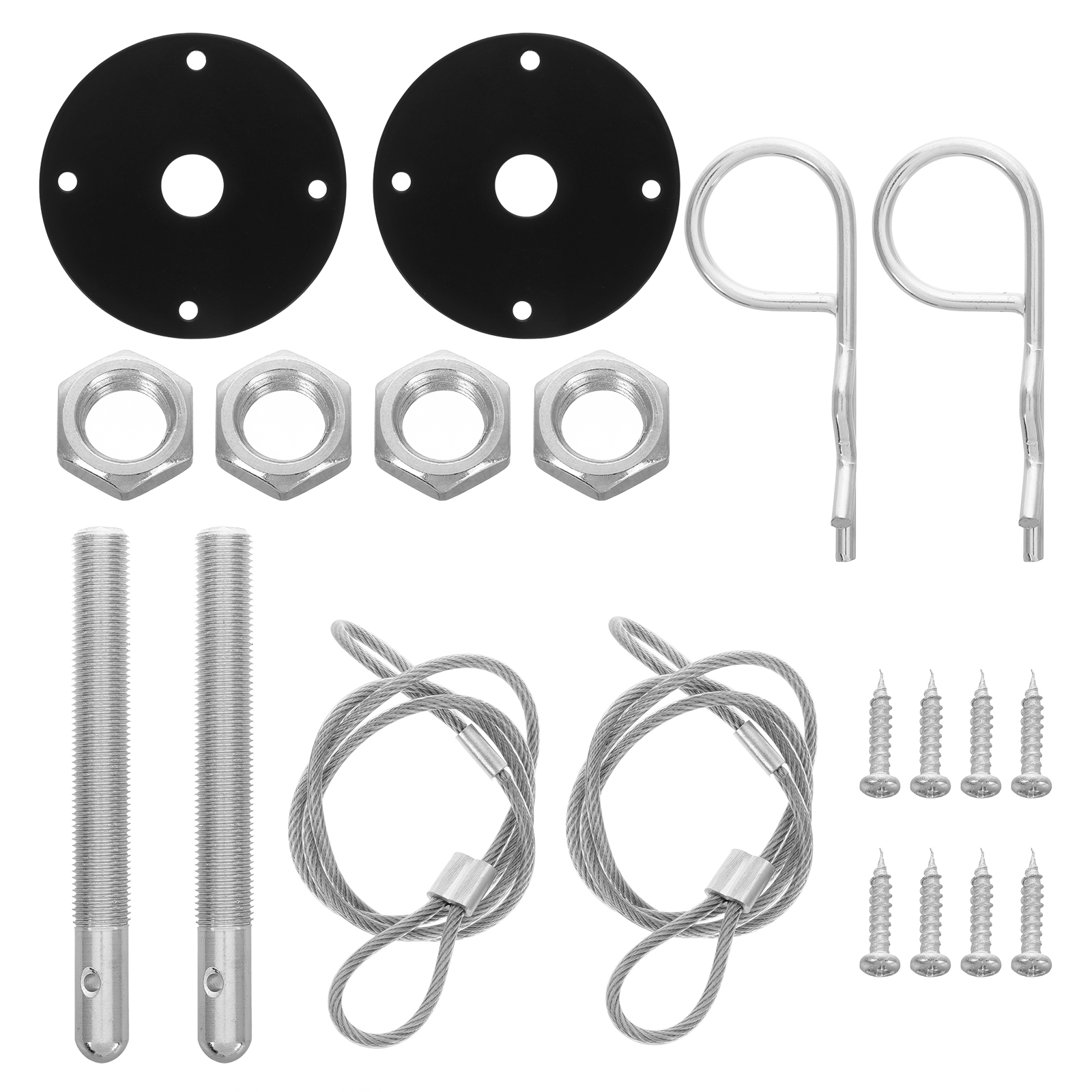 Strong Metal Hood Pins Kit for Car Rugged and Durable Engine Hood Lock ...