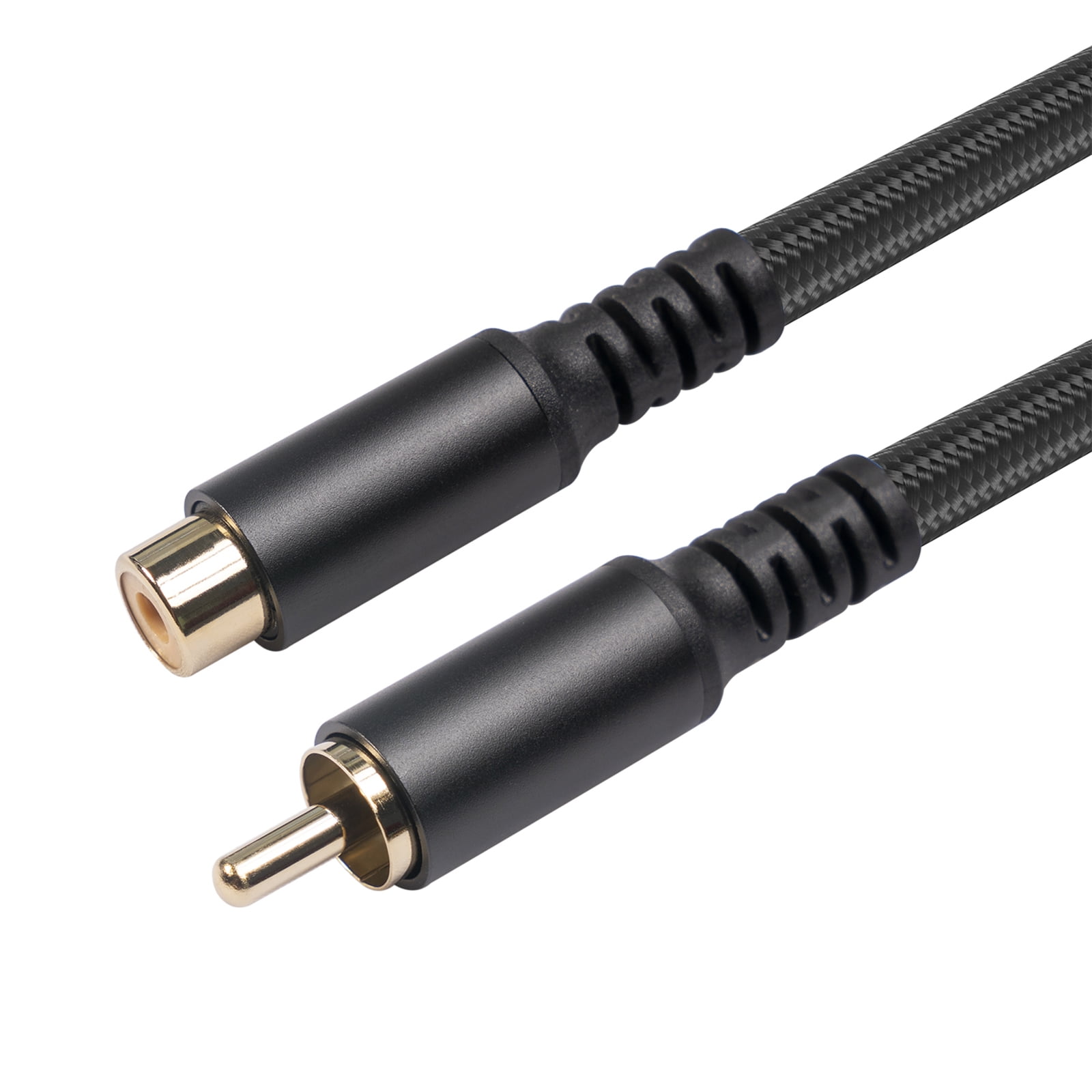 Strong Music Extension Cable for Subwoofer HiFi Nylon Braided Extender ...