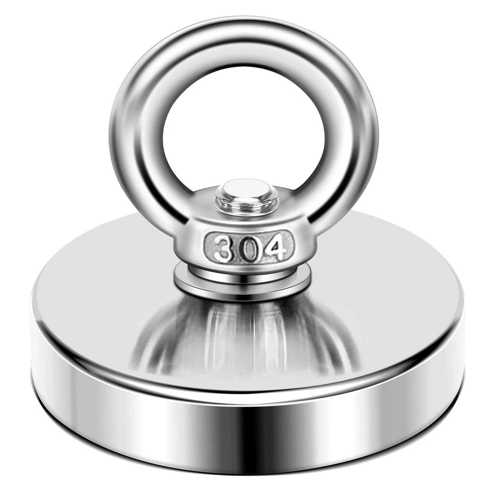 Strong Neodymium Fishing Magnets 300 Lbs136 Kg Pulling Force Rare Earth ...