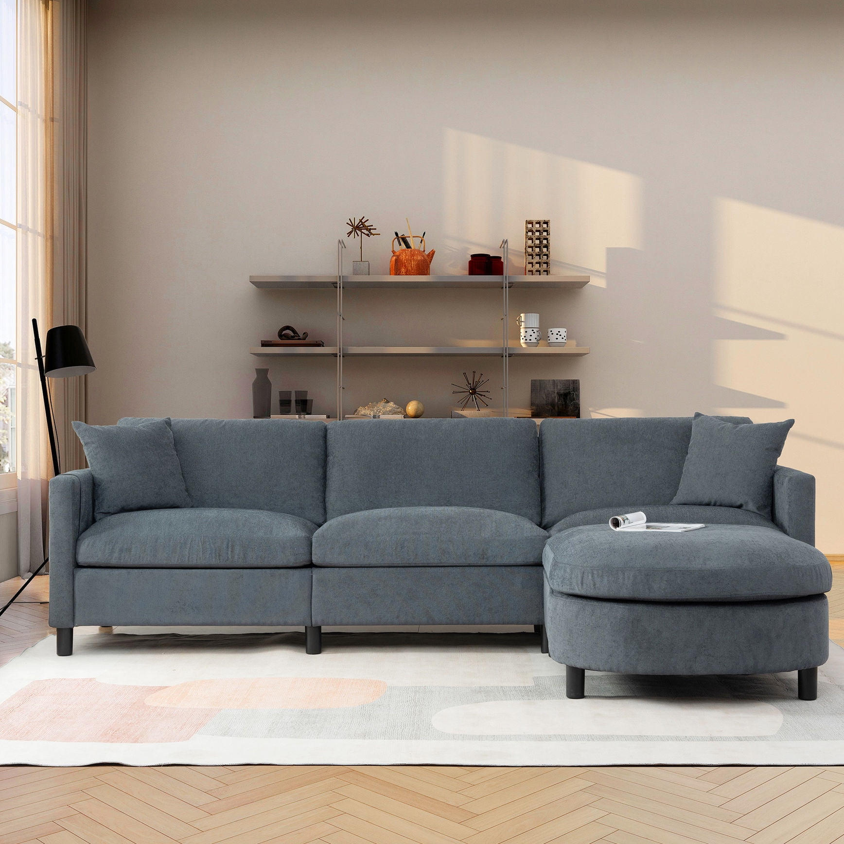 Strong Pine + Plywood Structure / Family Living Room / Long - lasting ...