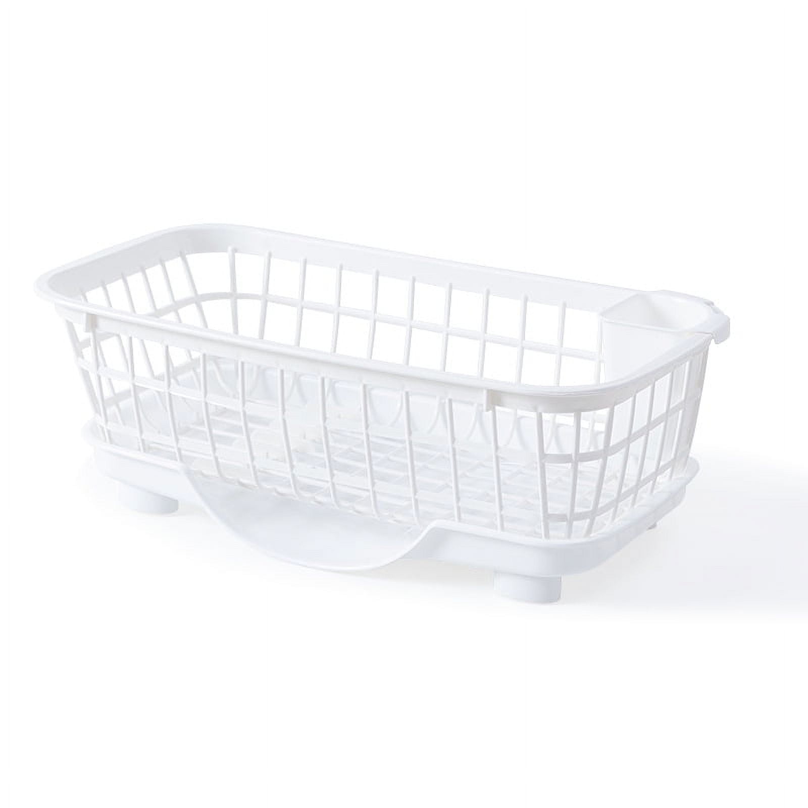 Strong Plastic Dish Drainer with Drip Tray,Fast Drainage Dish Drying ...