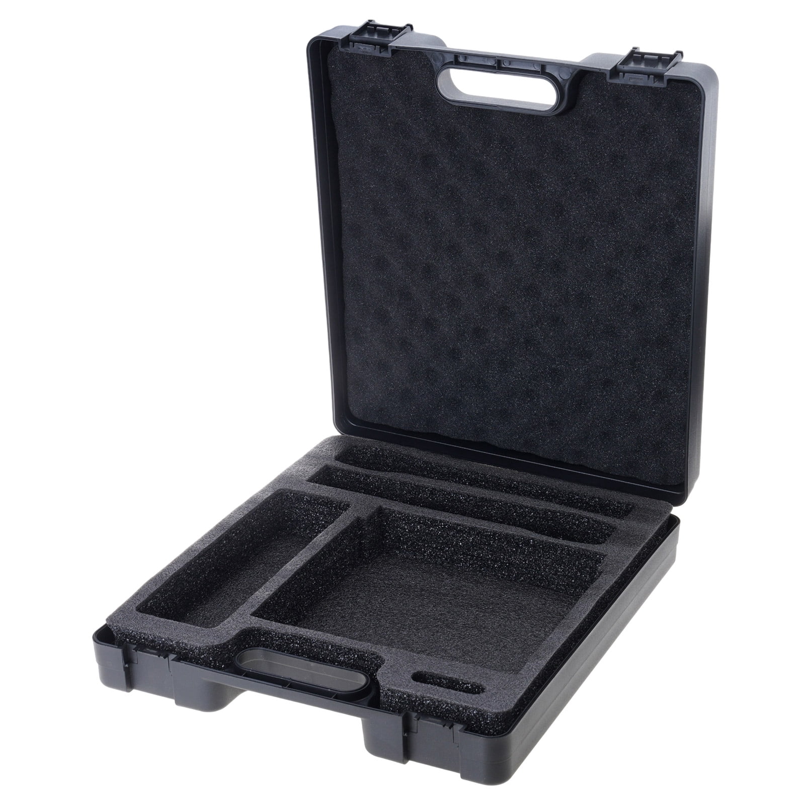 Strong Plastic Microphone Carrying Case Adjustable Compartments for ...
