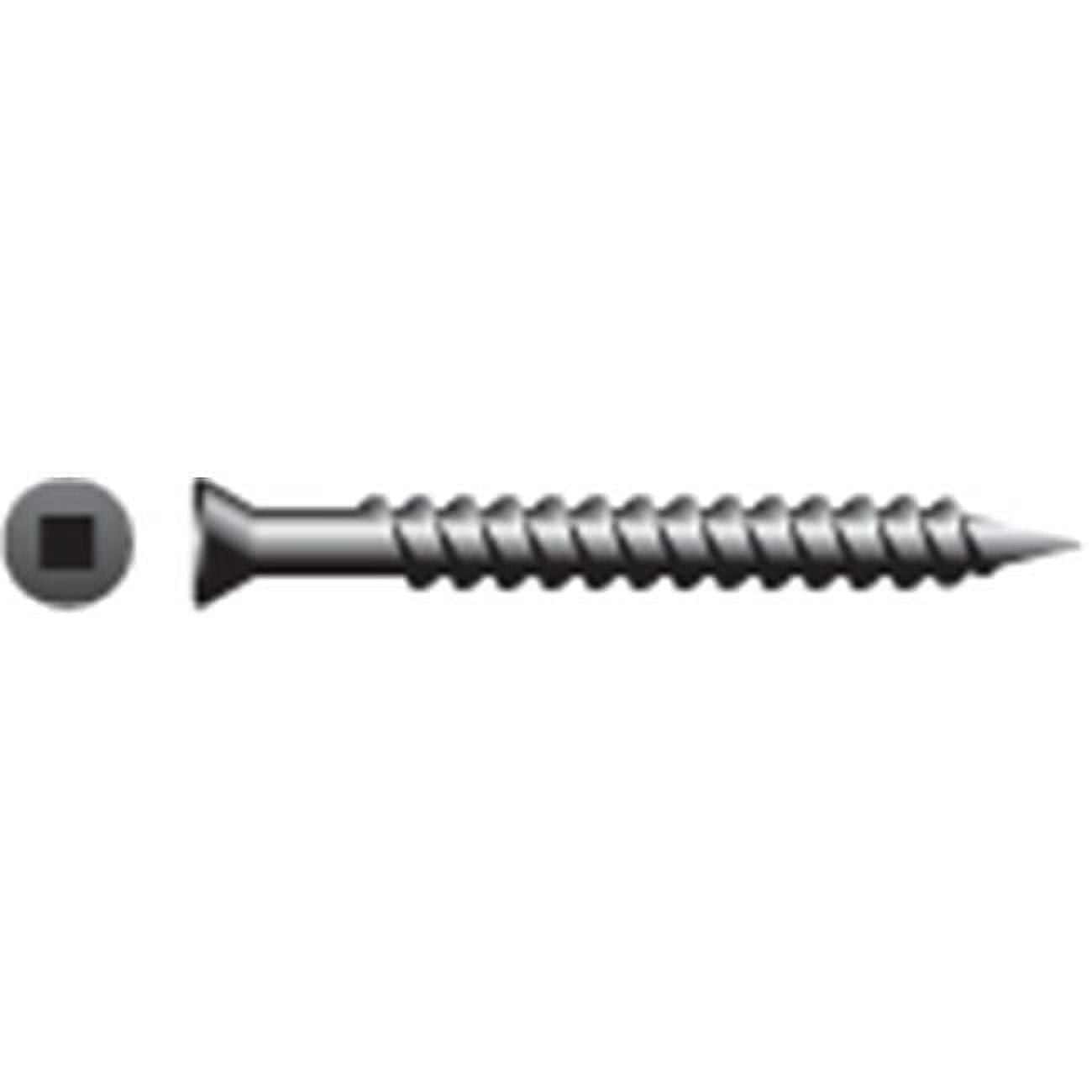 Strong-Point 6 x 1 in. Square Drive Trim Head Screws Phosphate Coated ...