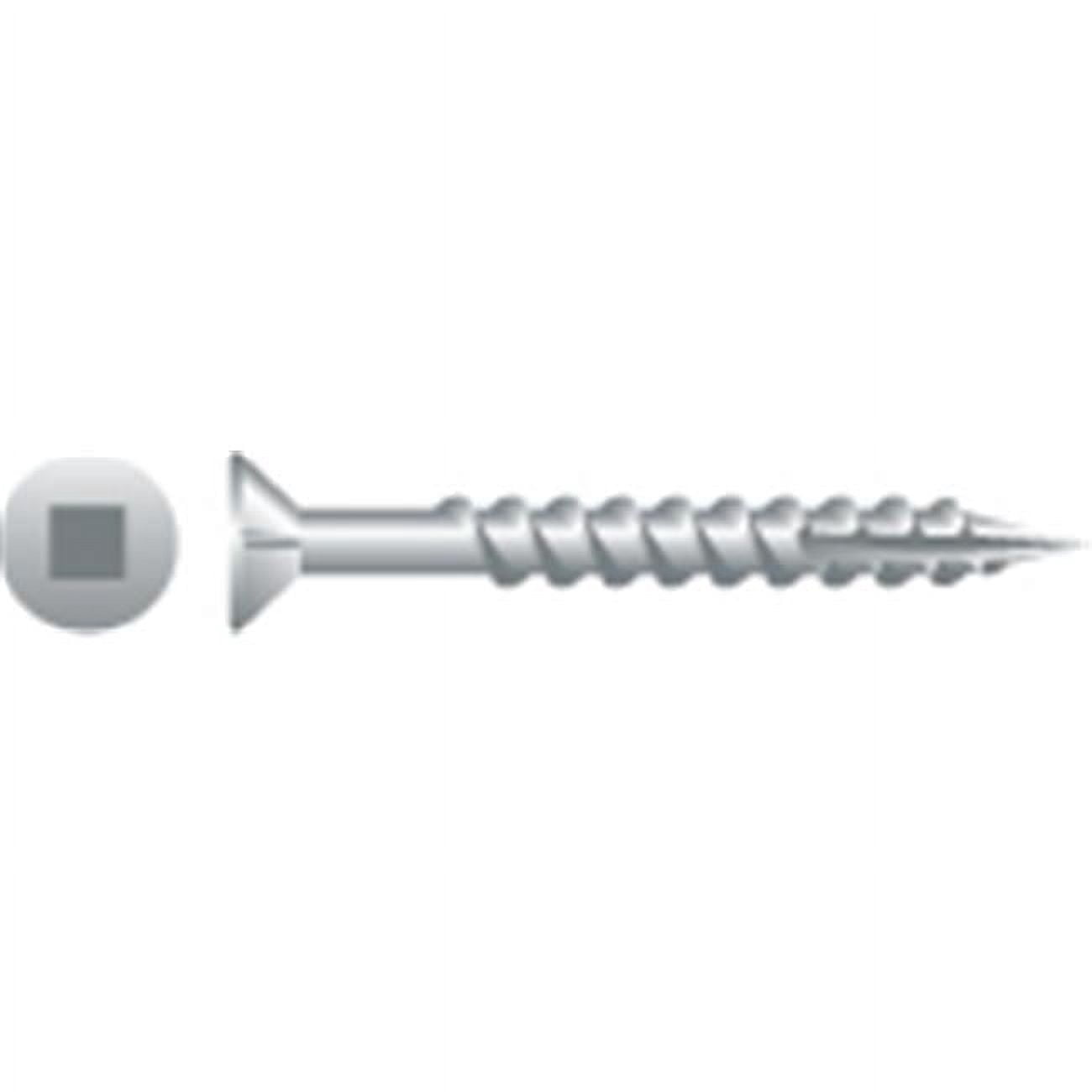 Strong-Point XQ832NZ 8 x 2 in. Square Drive Flat Head Screw with Nibs ...