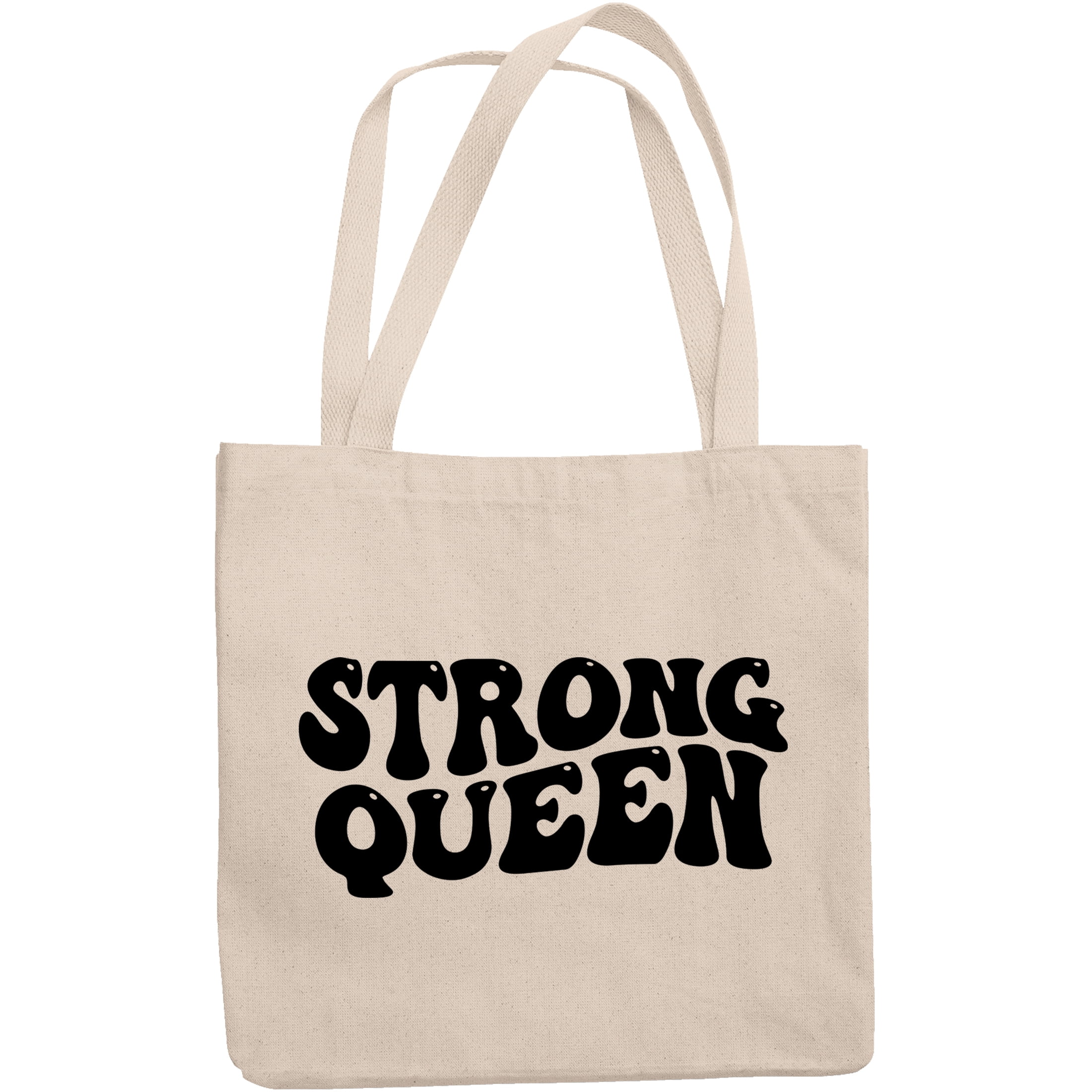 Strong Queen, Women, Girls or Female Themed, Groovy Retro Wavy Text ...