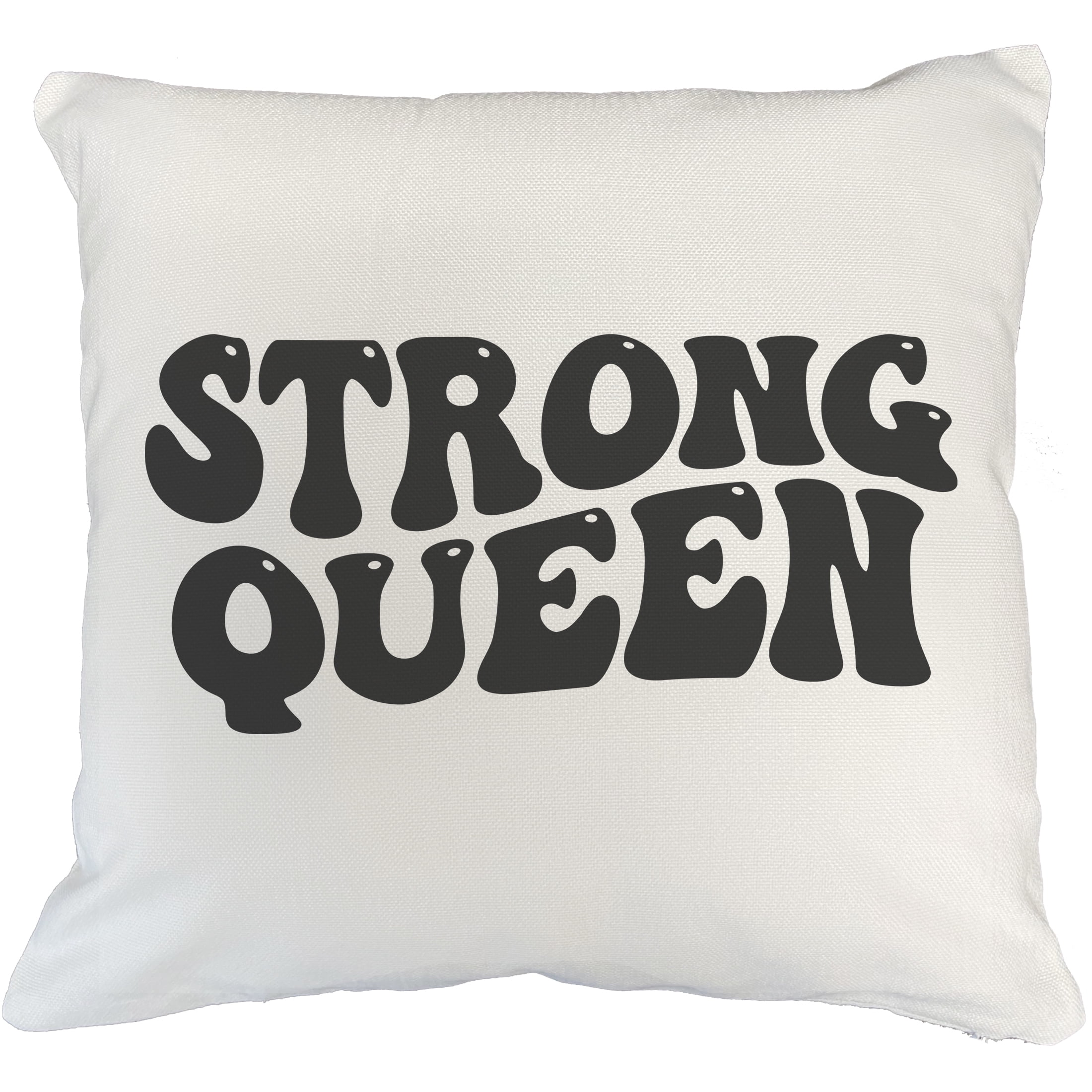 Strong Queen, Women, Girls or Female Themed, Groovy Retro Wavy Text ...