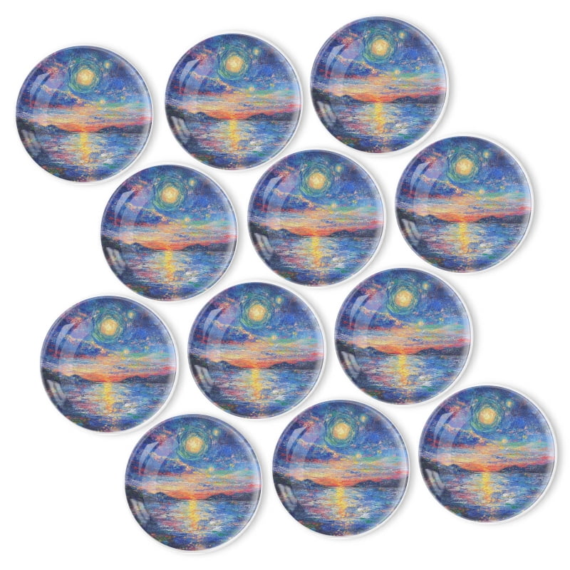 Strong Refrigerator Magnet Fridge Sticker, Calm Water Reflected ...