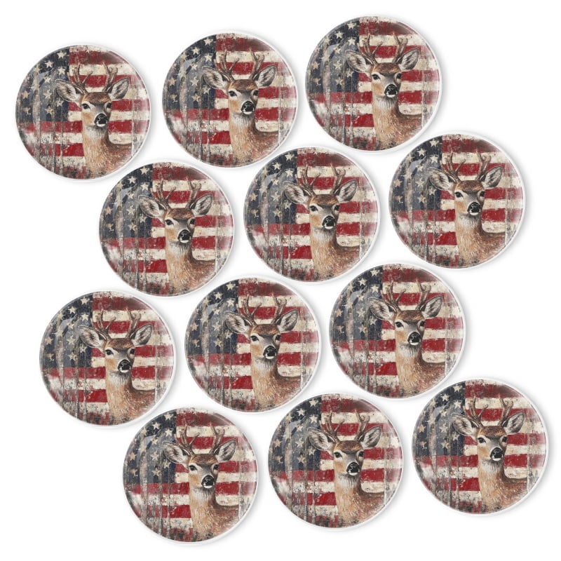 Strong Refrigerator Magnet Fridge Sticker, Charming Weathered - Flag ...