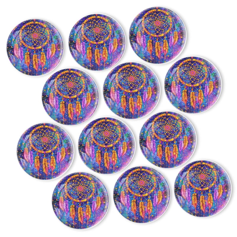 Strong Refrigerator Magnet Fridge Sticker, Dream Catcher Under Starry ...