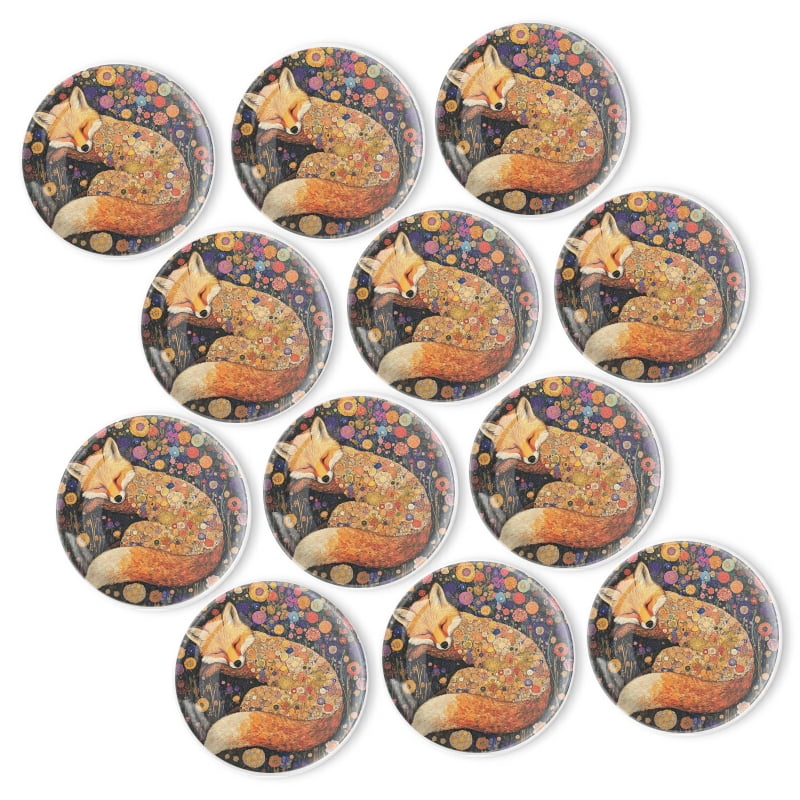 Strong Refrigerator Magnet Fridge Sticker, Floral - Bodied Fox Fantasy ...