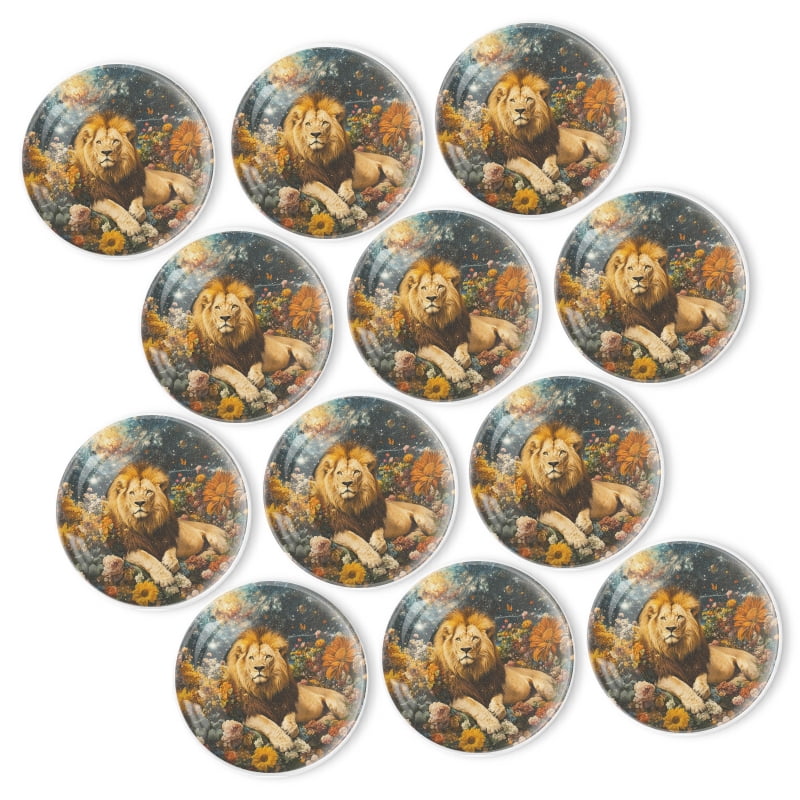 Strong Refrigerator Magnet Fridge Sticker, Gorgeous Cosmic - Flower ...