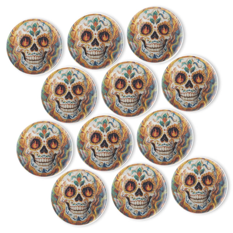 Strong Refrigerator Magnet Fridge Sticker, Gorgeous Flame - Adorned ...