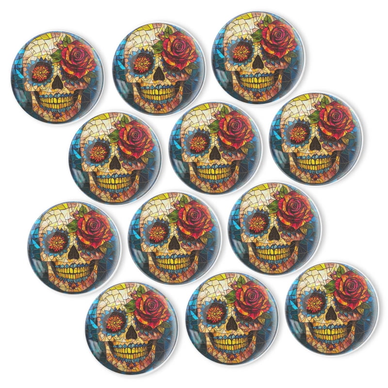 Strong Refrigerator Magnet Fridge Sticker, Gorgeous Stained - Glass ...