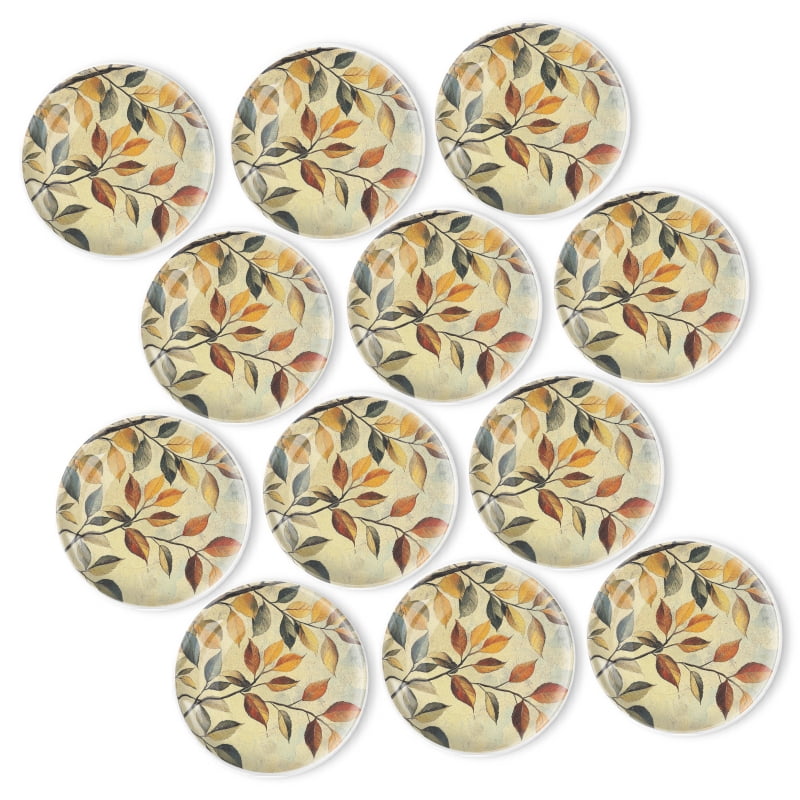 Strong Refrigerator Magnet Fridge Sticker, Leaves On Branches In Autumn ...