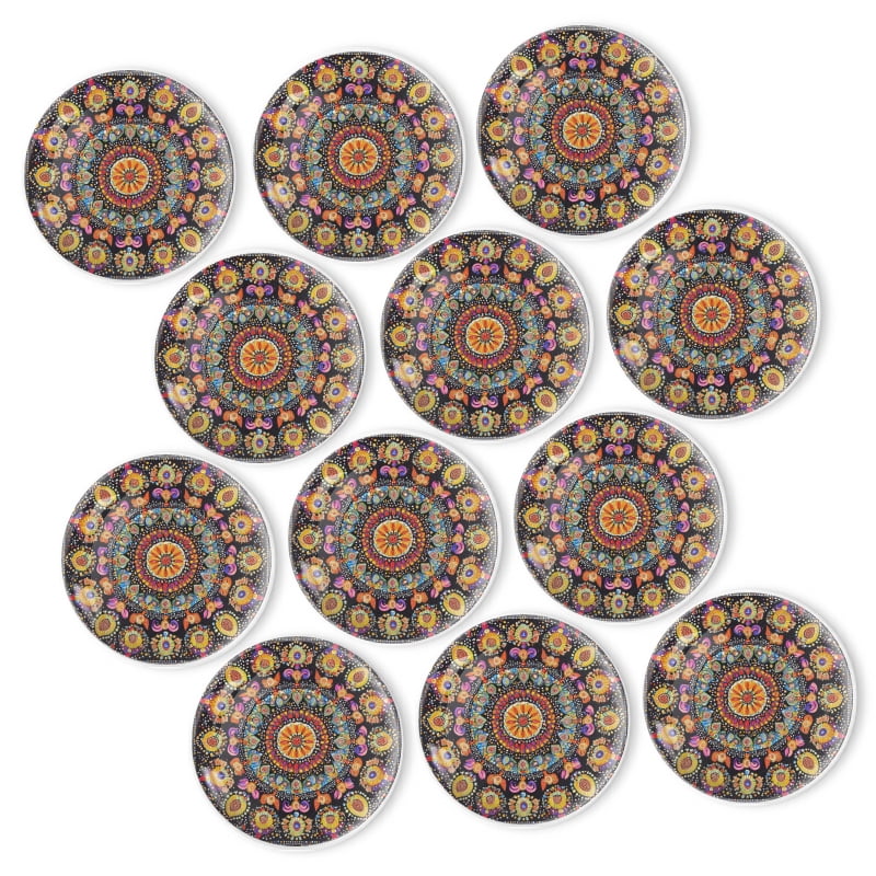 Strong Refrigerator Magnet Fridge Sticker, Mandala In Strong Decorative ...