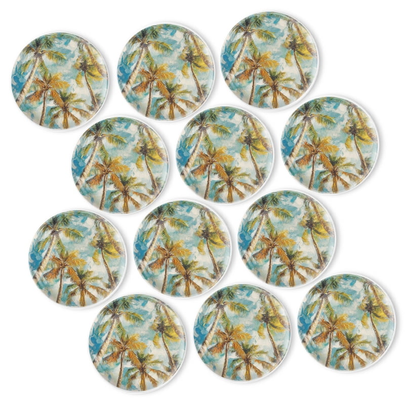 Strong Refrigerator Magnet Fridge Sticker, Tall Palm Trees In The Sunny ...
