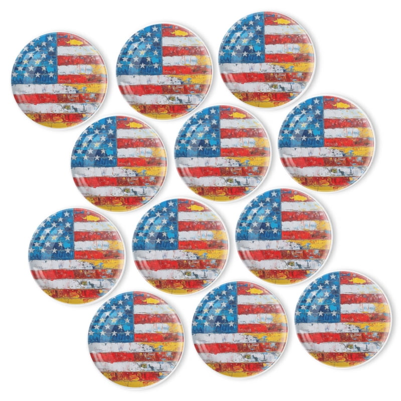 Strong Refrigerator Magnet Fridge Sticker, Thick-Painted American Flag ...