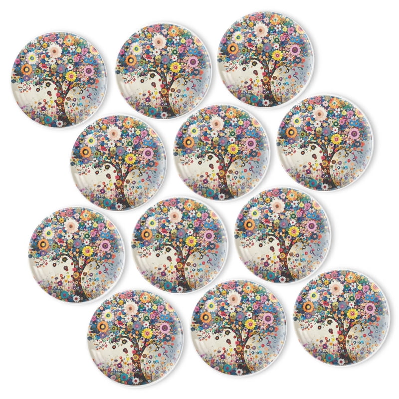 Strong Refrigerator Magnet Fridge Sticker, Tree Of Flowers Of ...