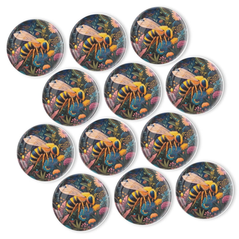 Strong Refrigerator Magnet Fridge Sticker, Vivid Buzzing - Bee ...
