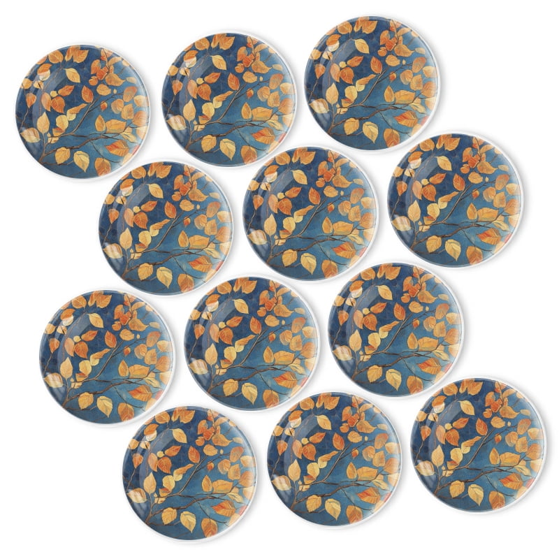 Strong Refrigerator Magnet Fridge Sticker, Yellow Leaves On The ...