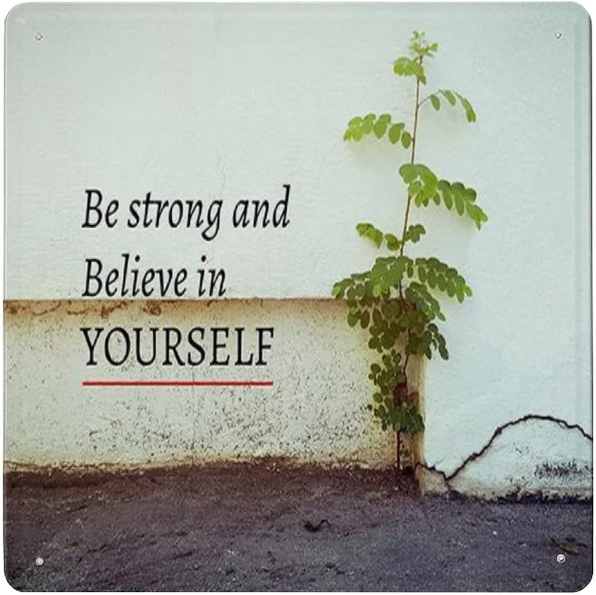 Be Strong and Relive Yourself Fun Tin Sign Inspiring Quote Decor Fun ...