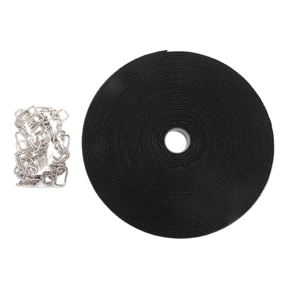 Strong Reusable Auto Gripping Cable Tie 10M Length 50 Metal Fasteners ...