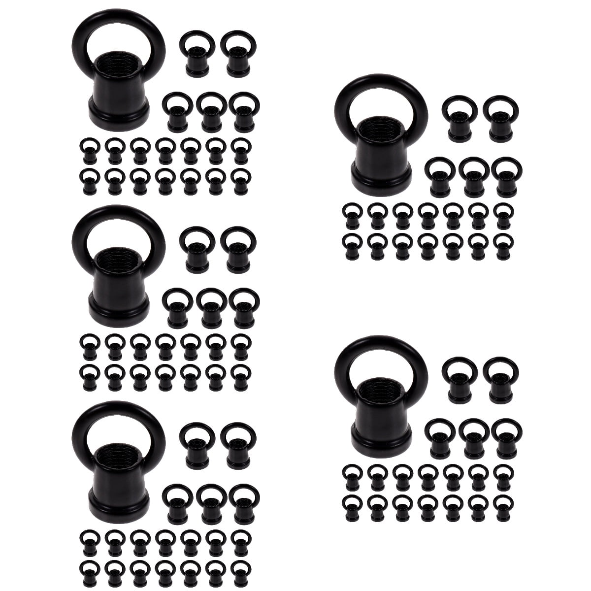 Strong Ring 100 Pcs Ceiling Hanging Hook for Light Fixture Nuts Lamps ...