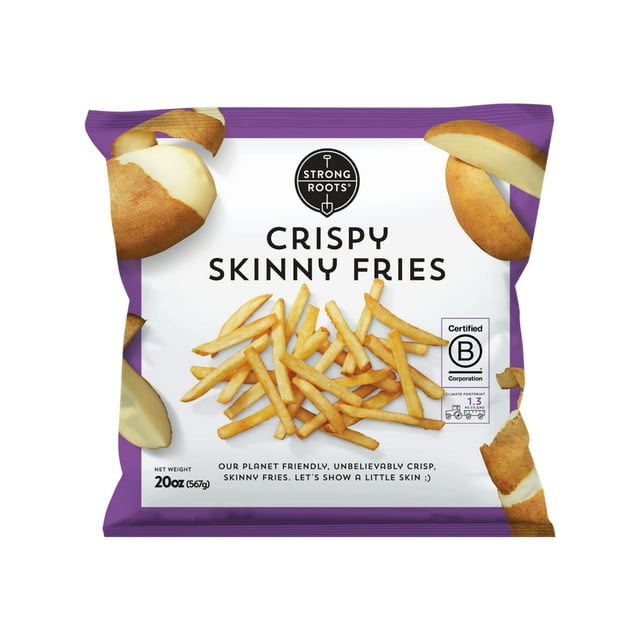 Strong Roots Crispy Skinny Fries, 20 oz Plastic Bag (Frozen) - Walmart.com