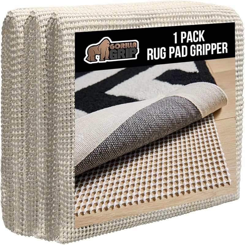 Strong Rug Pad Gripper, 8x10 FT, US Designed, Grips Keep Area Rugs Safe ...