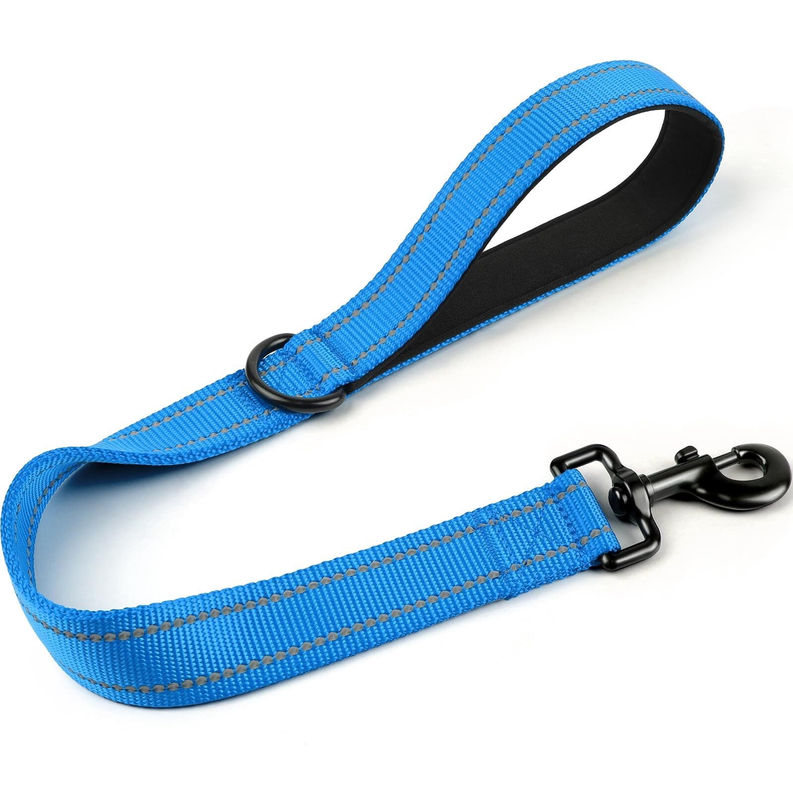 Strong Short Dog Leash 18 Inch, 1.2 Inch Wide, Heavy Duty, Padded ...
