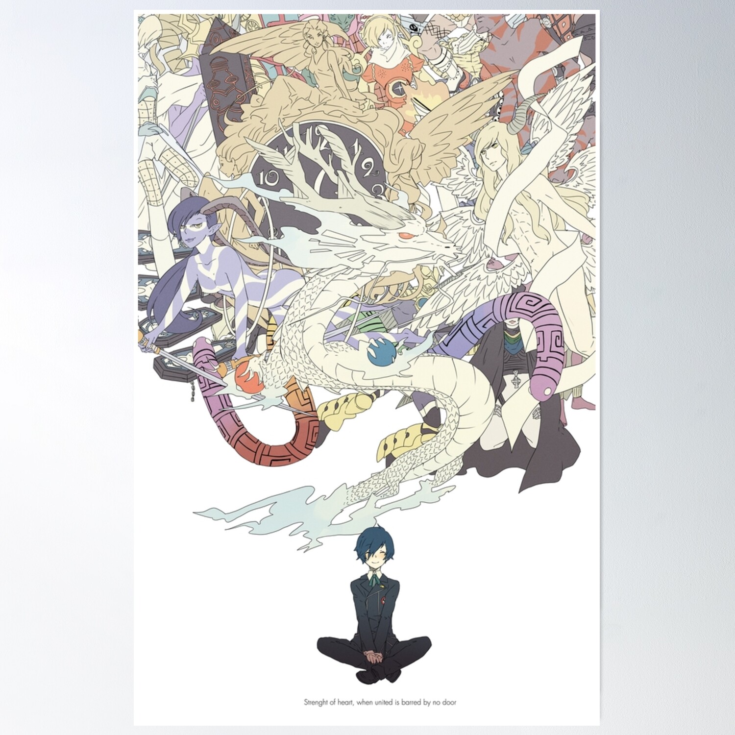 Strong Social Links | Persona 3 Poster Wall Art, Modern Wall Decor ...