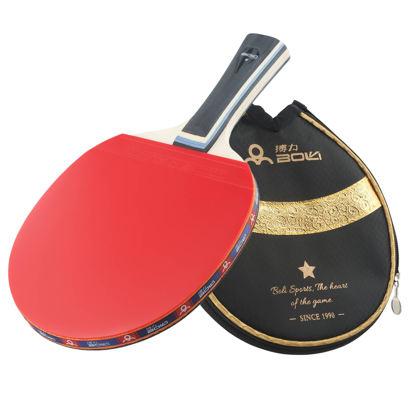 Strong Spin Table Tennis Racket 7 Ply wood for ping Pong Bat Paddle ...