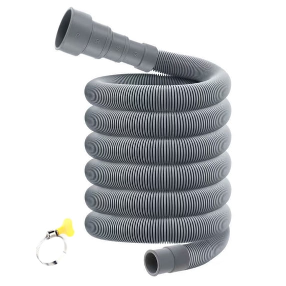Strong Steel Rubber Washing Machine Extension Hose Flexible Extended ...
