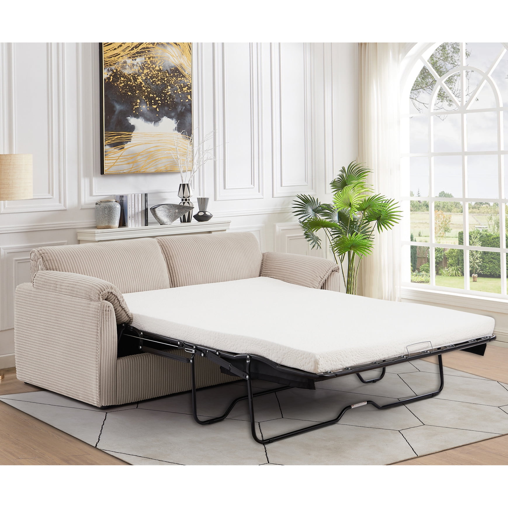 Strong Steel Tubing / For Living Room Lounging / Sponge - Filled Futon ...