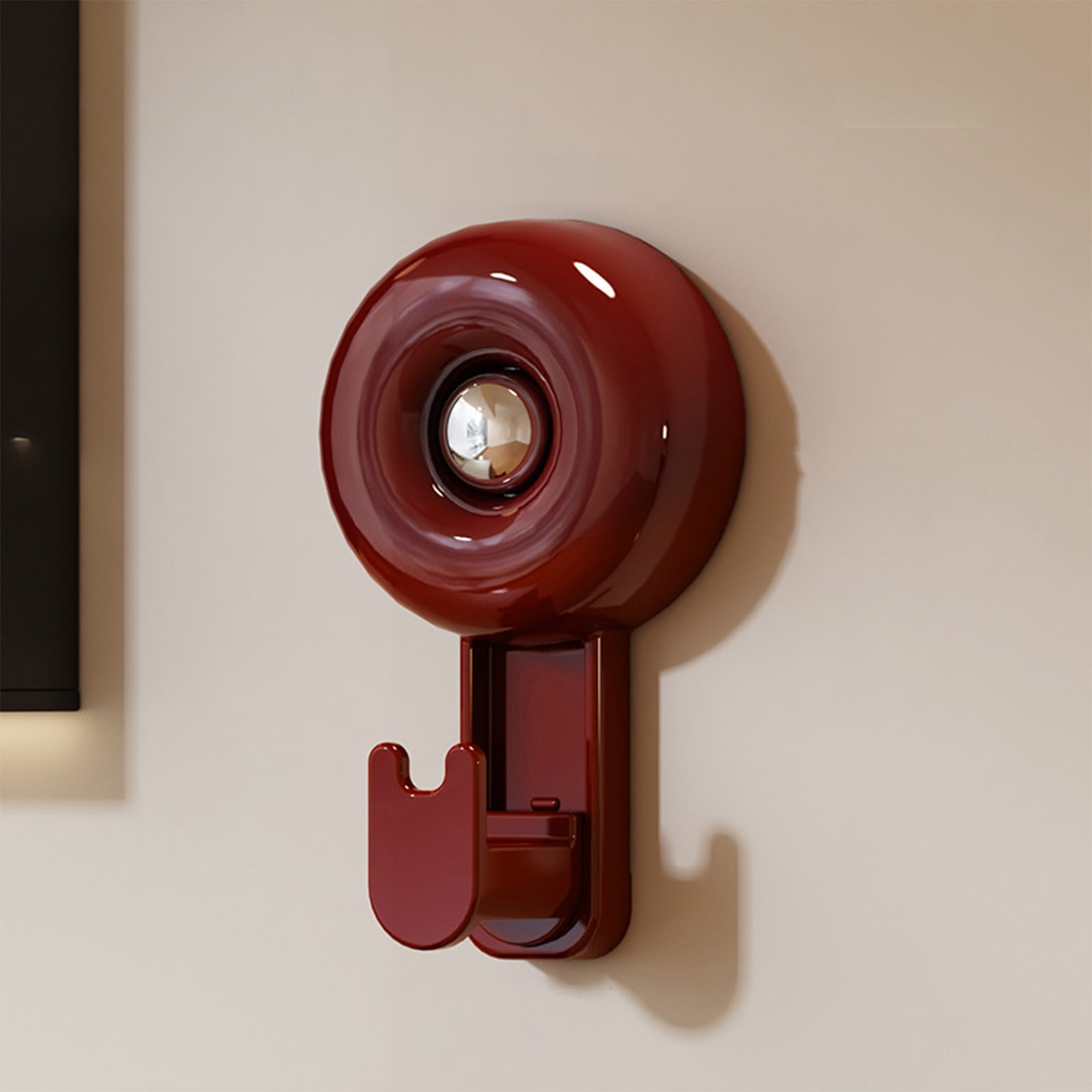 Strong Suction Cup Hook - No Drill Wall Hooks for Bathroom & Kitchen, 1 ...