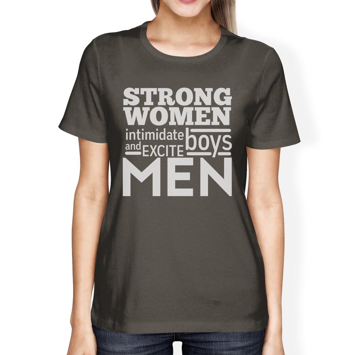 Strong Women Womens Cute Workout Shirts Gym Fitness Gift T-Shirt ...
