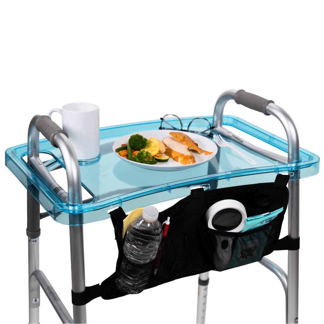 StrongArm Clearview Walker Tray – Adjustable Tray for Folding Walkers ...