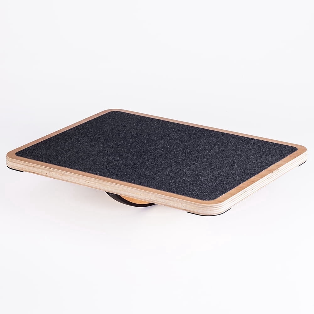 StrongTek Wooden Rocker Board for Core Strength and Stability Training ...