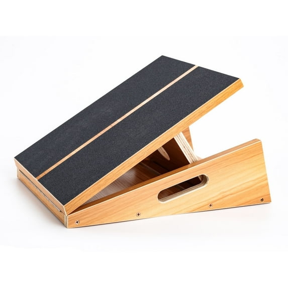 StrongTek Wooden Slant Board, 5 Adjustable Levels, Calf Stretching Aid ...