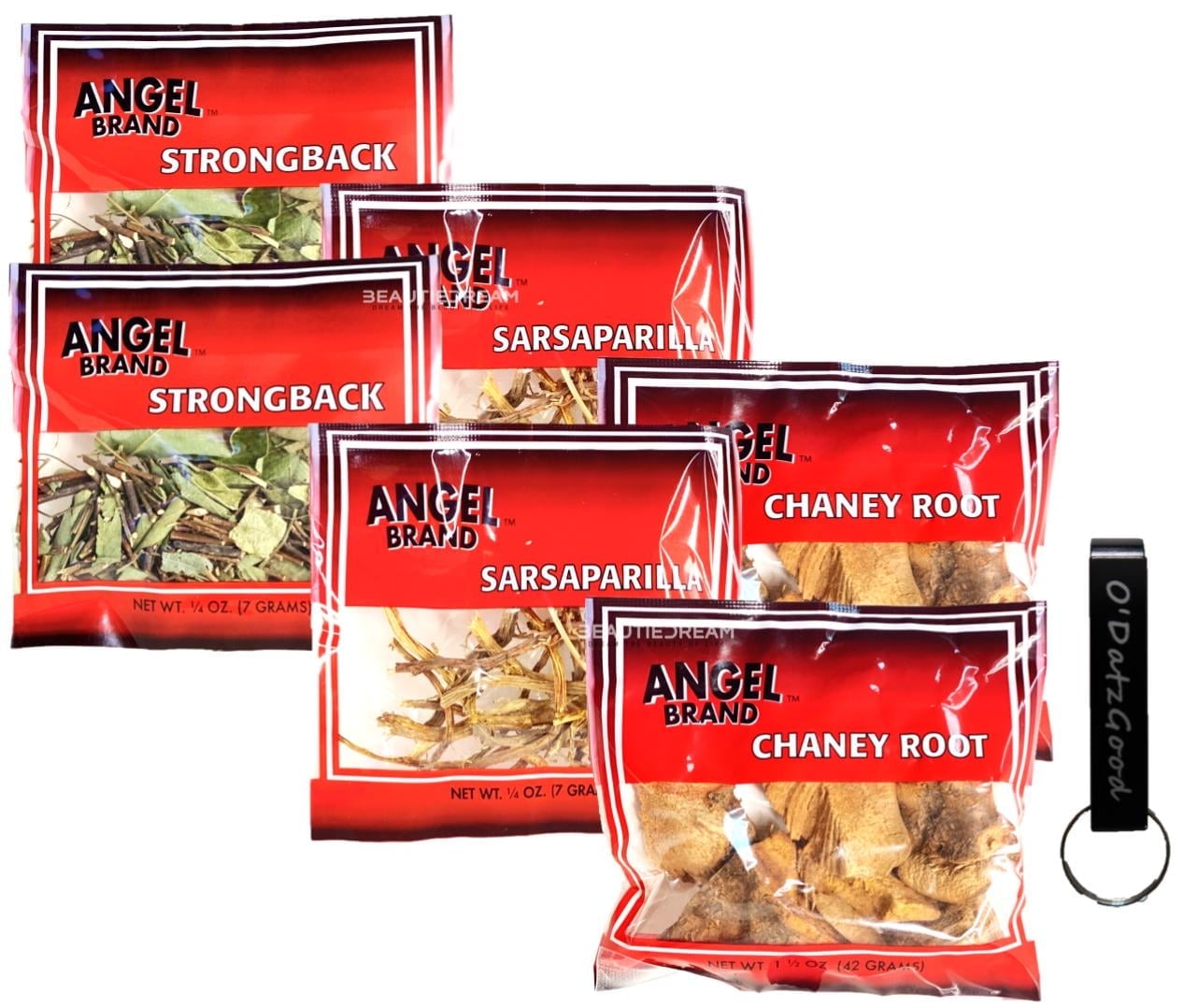 Strongback, Chaney Root and Sarsaparilla by Angel Brand Packaged w ...