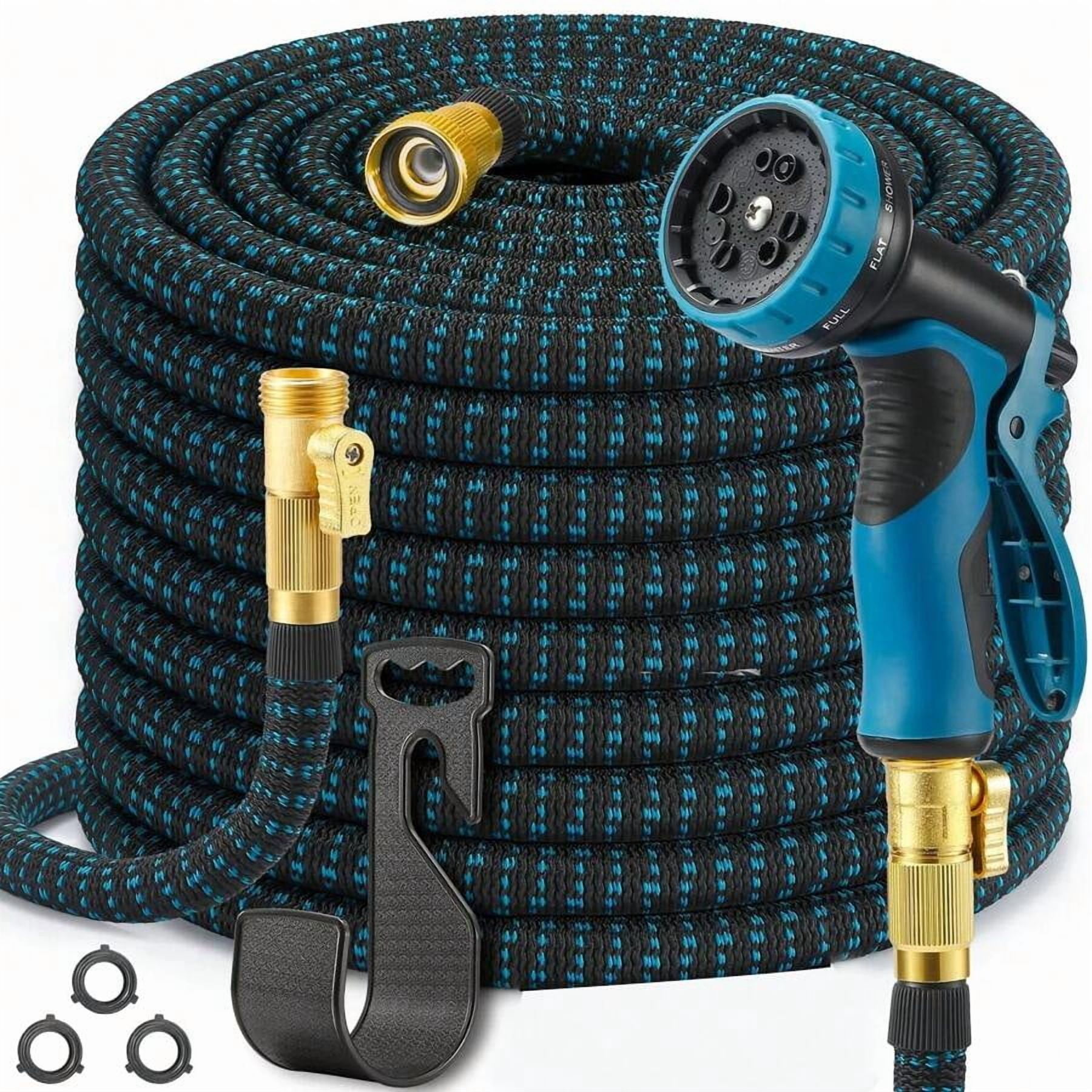 Expandable Heavy Duty Garden Hose 50-100ft - No-Kink, Lightweight ...