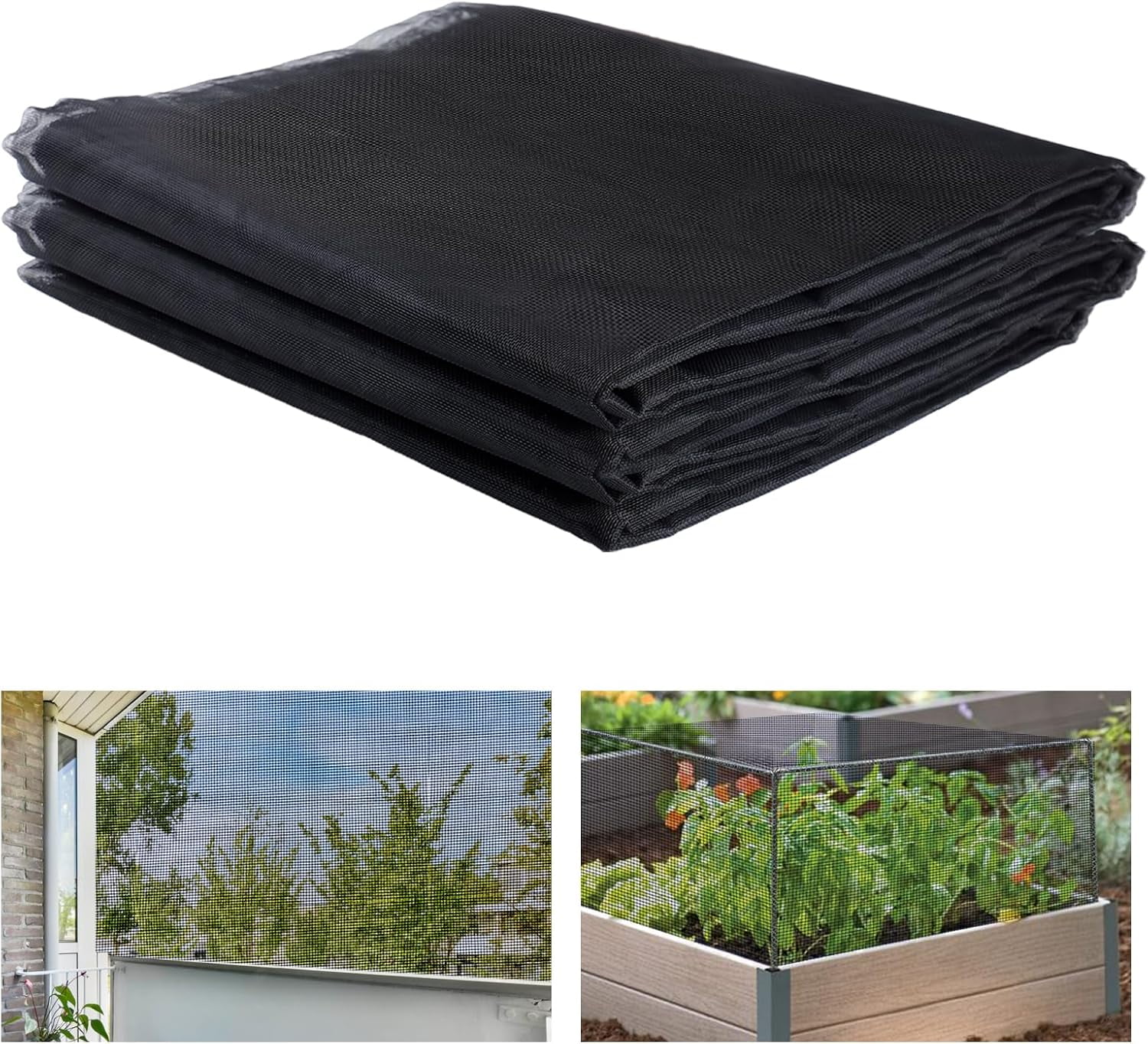 Stronger Garden Mesh Netting - 10 x 12 ft PPT Nano Bird Net Barrier ...