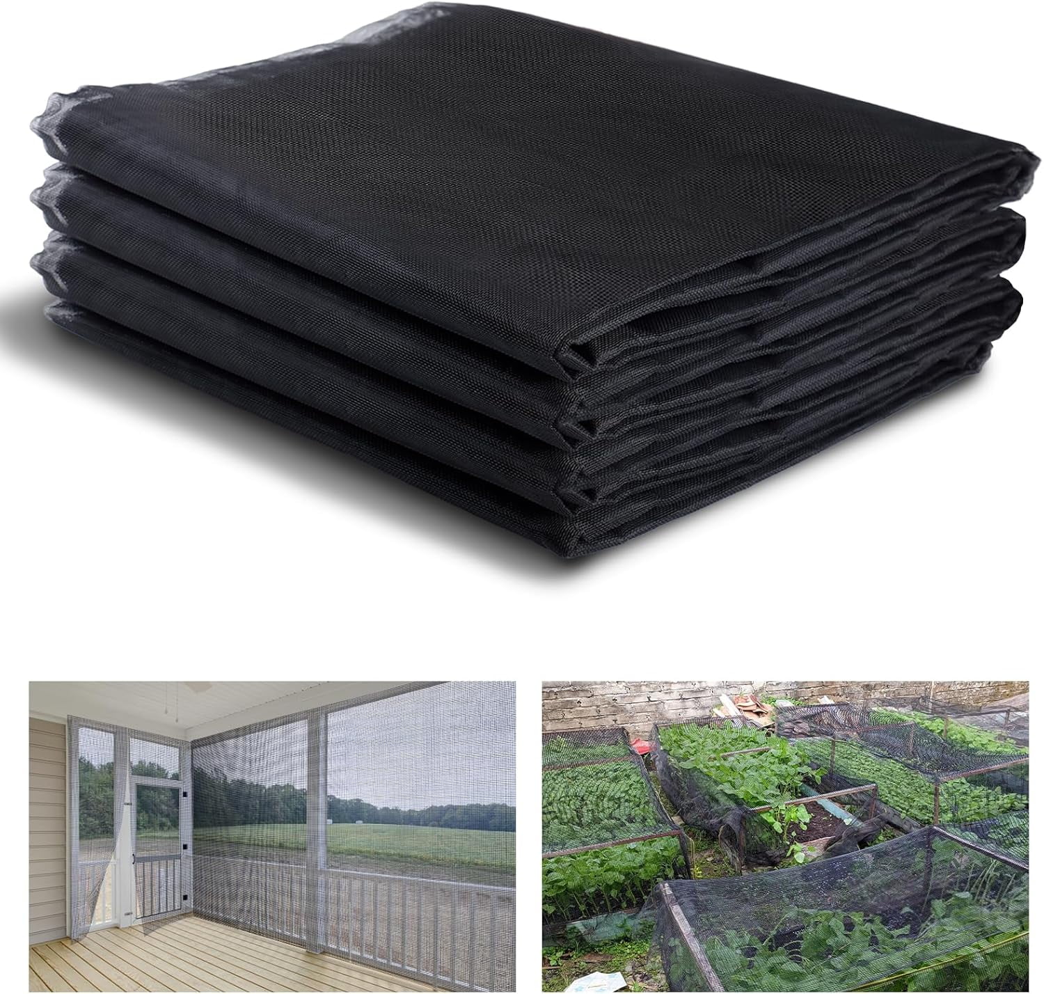 Stronger Garden Mesh Netting - 10 x 33 ft Nano Bird Net Barrier ...