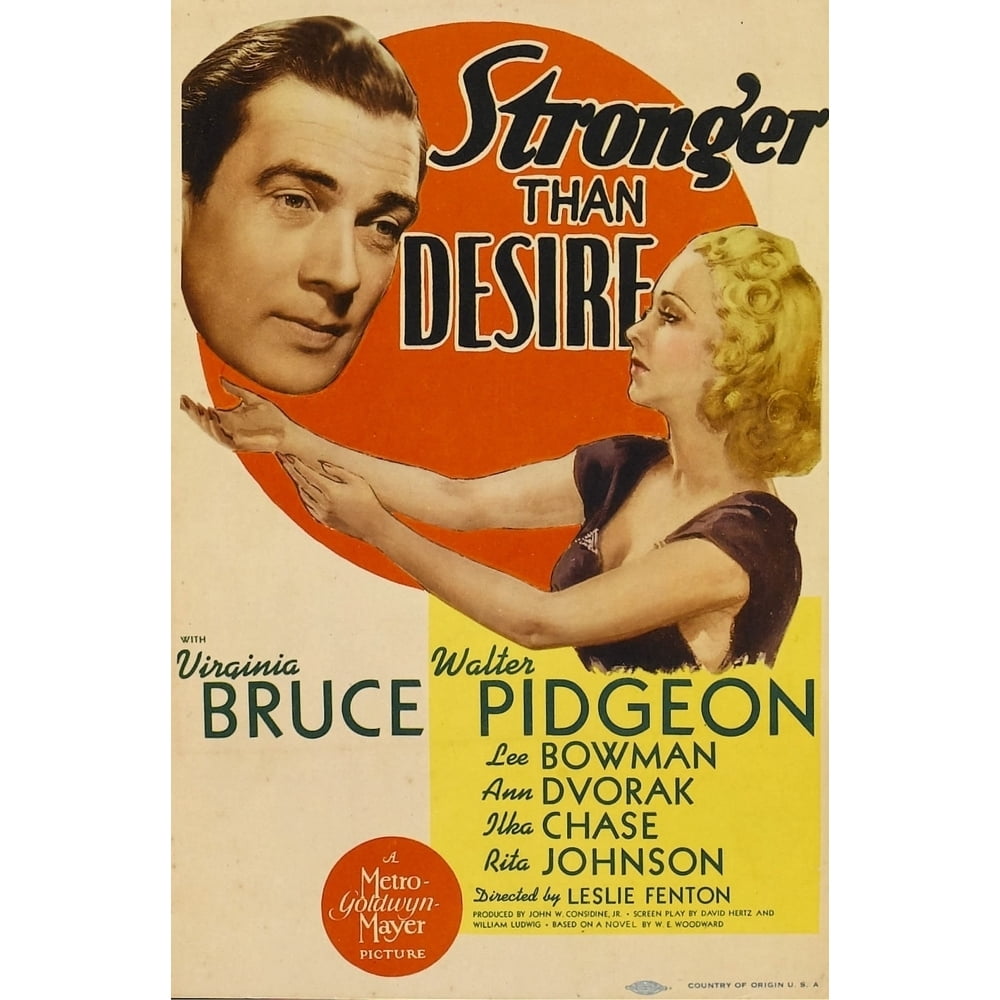 Stronger Than Desire Movie Poster Masterprint - Walmart.com
