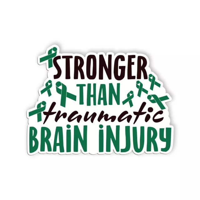 Stronger Than Traumatic Brain Injury Sticker Tbi Survivors Phone Decal ...