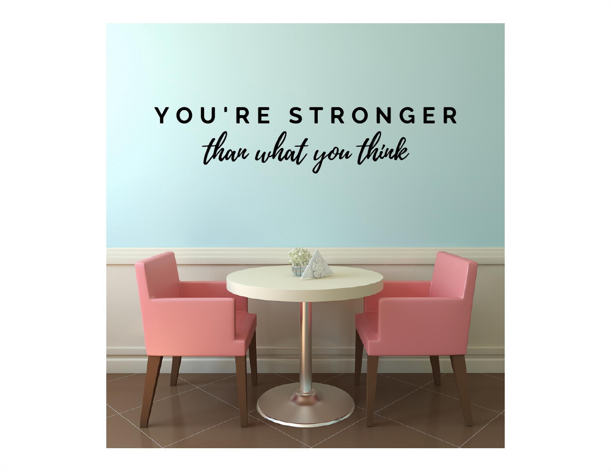 Stronger Than What You Think Quote Fitness Workout Success Motivation ...