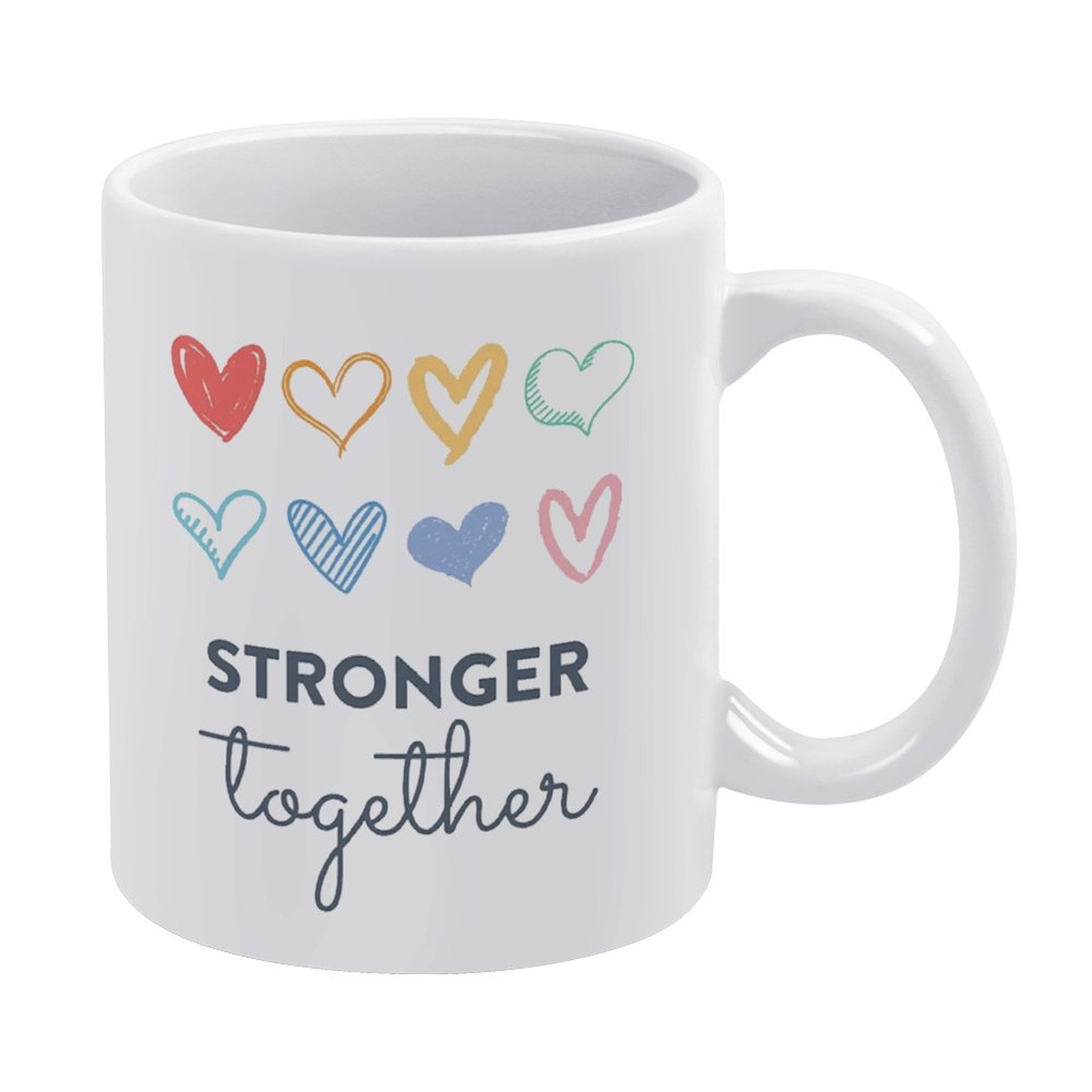Stronger Together Inclusiveness Growth Mindset Educational Mug,Funny ...