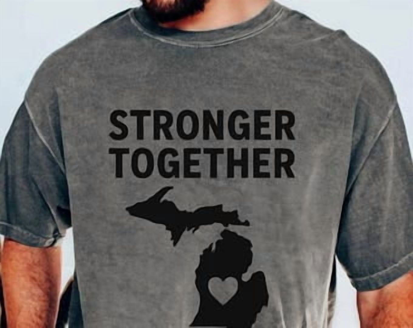 Stronger Together Michigan Shirt – Pray For Michigan, Solidarity ...
