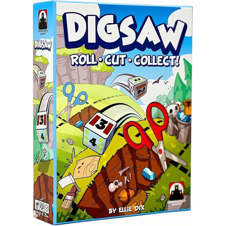 Stronghold Games Digsaw Roll-and-Cut Archaeology Game - Fun Family ...
