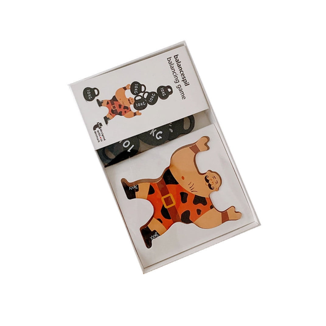 Strongman Stacking Game 12 Piece Balance Skill Toy Family Challenge ...